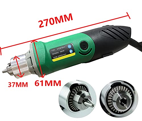 VOTOER 480W Rotary Tool Power Electric Die Multi-function Grinder Carver Set, 6 Step Variable Speed Adjustment, 30000RPM