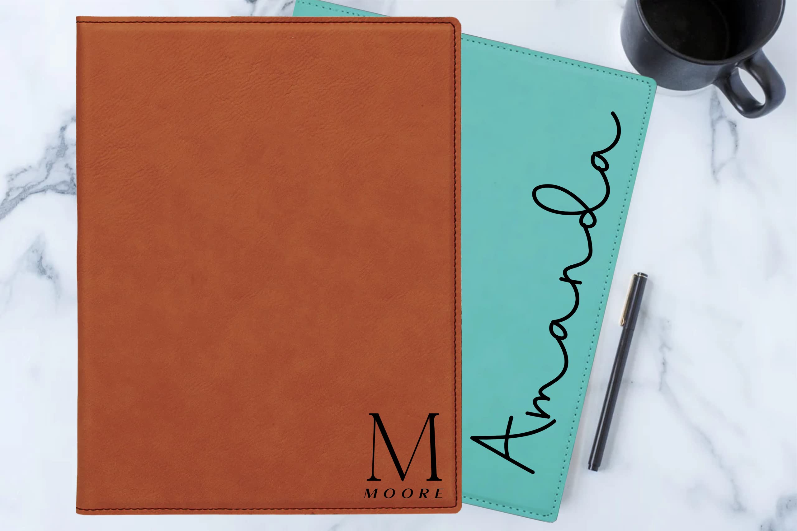 Personalized Padfolio. Professional Business Gifts. Custom Padfolio. Corporate Business Portfolio Organizer Folder. Custom Notepad Holder With Magnetic Closure. Teacher Gift. Engraved Simple Notepad