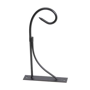 hemoton good black wrought iron flower pot rack indoor retro european wall hanging flower shelf living room garden balcony bonsai pot rack stand