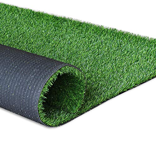 Artificial Grass Turf (0.7" Custom Sizes) -4FTx6FT Indoor/Outdoor Rug Synthetic Lawn Grass Carpet,Easy Installation Multi-use Astroturf,Pets Dog Turf with Drain Holes