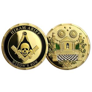 masonic coin hiram abiff widow's son