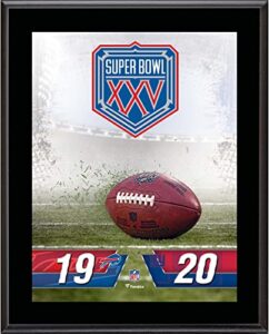 new york giants vs. buffalo bills super bowl xxv 10.5" x 13" sublimated plaque - nfl team plaques and collages