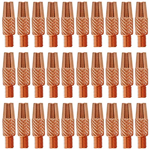 Mig Welding Contact Tips 186406 .035" for Miller Welder Gun Spoolmate 100, 200, 3035, 185 and Hobart Spoolgun DP-3035, SpoolRunner 100,Handler 125, 125 Ez, 130, 140, 190, 210MVP etc