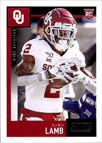 2020 Score Football #416 CeeDee Lamb RC Rookie Oklahoma Sooners Official NFL Trading Card Made by Panini America