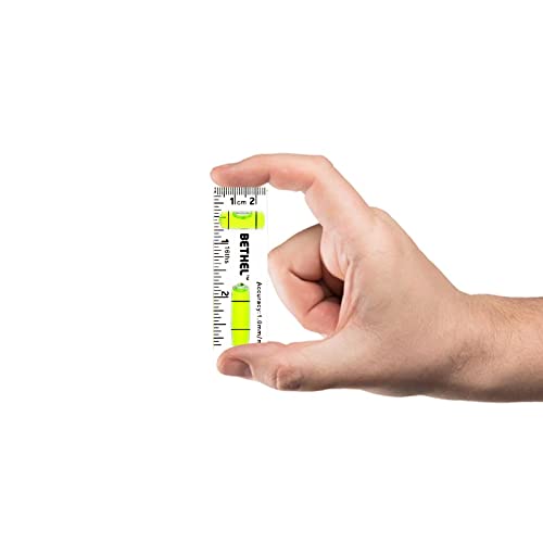 T-Type Level Mini Bubble Level Two directions Spirit Level Shatterproof Cross Check Bubble Level Picture Hanging Levels Mark Measuring Instruments Layout Tools (75×25×15(MM))