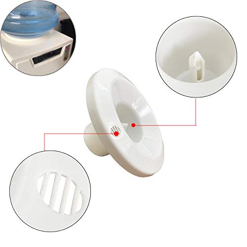 Proshopping 1 PCS Water Dispenser Smart Seat, Water Cooler Smart Seat, Plastic Water Dispenser WaterGuard Assembly Bottle Holder Replacement Parts - for Bottled Water Coolers (White)