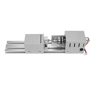 Woodworking Polishing Machine, Rotary CNC Beads Polishing Machine Grinding Lathe DC 24V Jewelry DIY Enthusiasts for DIY Tool Lathe for Table Woodworking Wood