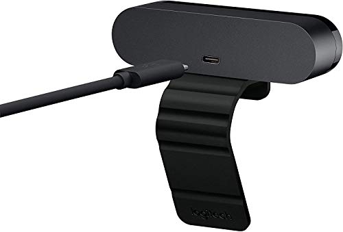 Logitech BRIO Ultra HD Webcam for Video Conferencing, Recording, and Streaming - Black