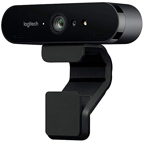 Logitech BRIO Ultra HD Webcam for Video Conferencing, Recording, and Streaming - Black