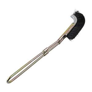 wazakura bonsai curved head brush made in japan 9-1/4inch(235mm) - black