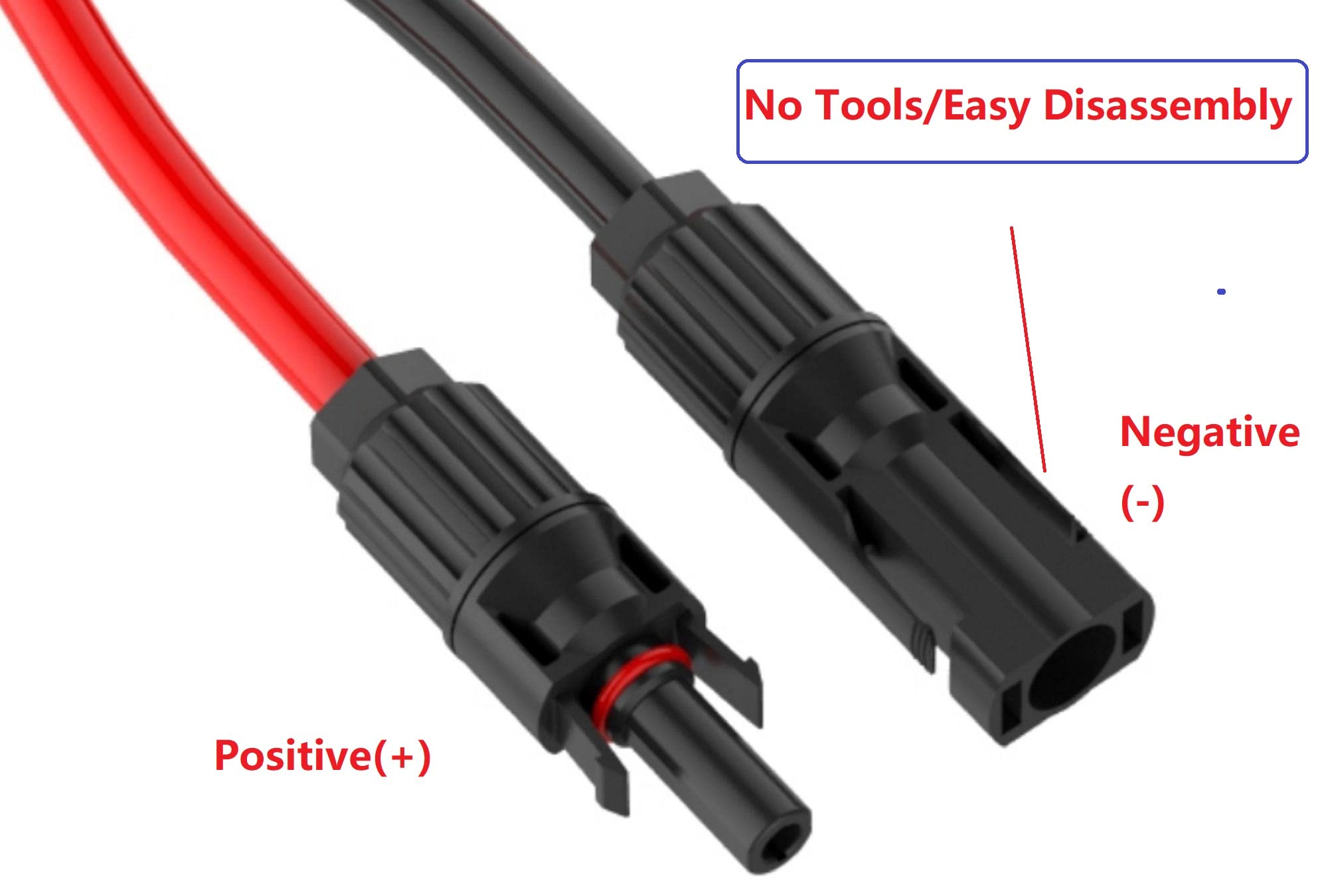 SolarEnz DC 8mm Female Adapter Adapter Cable Solar Connector Converter Perfect Compatible for 100W Portable Solar Panel