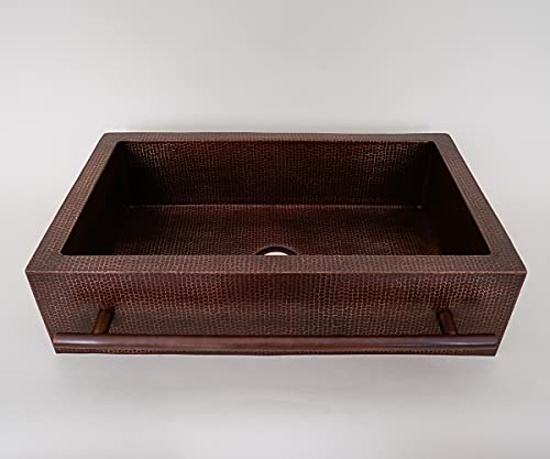 Copper Farmhouse Kitchen Sink with Towellbar