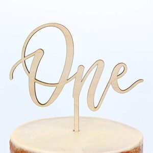 first birthday cake topper for smash cake - one