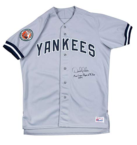 Derek Jeter Game Used Photo Matched Signed 1994 Rookie New York Yankees Jersey - MLB Autographed Game Used Bats