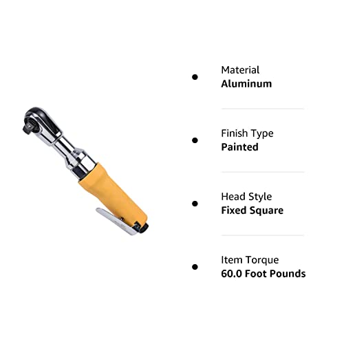 Air Ratchet Wrench, 1/2-Inch Professional Pneumatic Ratchet Wrenches by Autolock