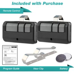 2 for Chamberlain Liftmaster Craftsman Garage Door Opener Remote 893LM Learn