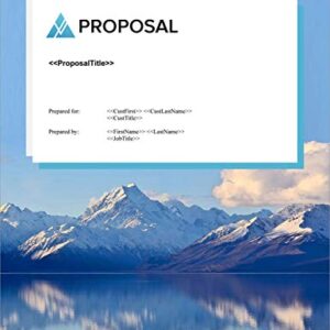 Proposal Pack Outdoors #4 - Business Proposals, Plans, Templates, Samples and Software V20.0