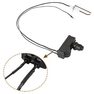 WADEO Fire Pit Igniter, Push Button Ignition Kit with 2 Outlets and Ground Wire for Fire Pit Gas Burner System