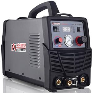 amico cts-200, 200a professional hf-start tig, 200a stick arc dc inverter welder with 50a plasma cutter welding