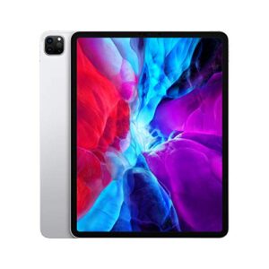 2020 apple ipad pro (12.9-inch, wi-fi, 128gb) - silver (renewed)