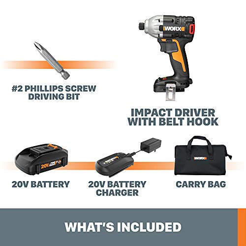 Worx WX261L 20V Power Share Brushless Impact Driver