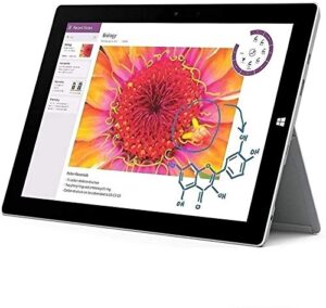 microsoft surface 3 10.8" fhd full hd(1920x1280) touchscreen 2-in-1 education and business laptop tablet (intel quad-core atom x7-z8700, 4gb ram, 64gb ssd) mini dp, wifi ac, webcam, windows 10 pro