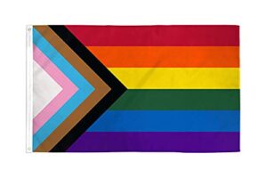 progress pride waterproof flag 2x3ft poly