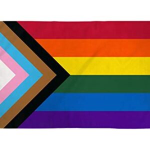 PROGRESS PRIDE WATERPROOF FLAG 2X3FT POLY