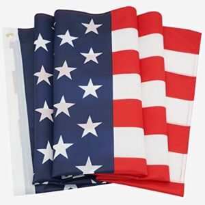 DANF American Flag 3x5 Feet USA Banner 100D Thicker Polyester US United State Flags with Brass Grommets 3 X 5 Ft