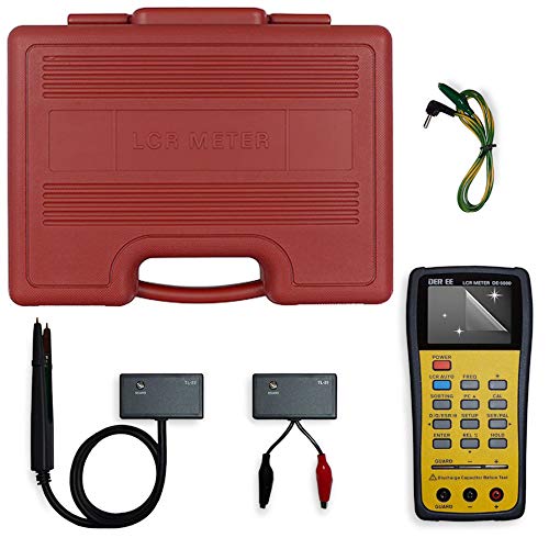 DE-5000 Handheld LCR Meter with Hard case & LCD Protection Film