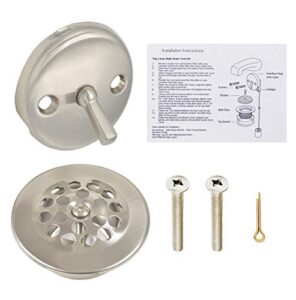 trip lever bath drain trim kit - overflow drain cover for bathroom tub | bn