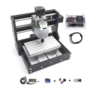 cnctopbaos 1610 pro mini cnc router kit,3 axis desktop grbl control diy engraver engraving machine,carving engrave on acrylic,pvc,pcb,plastic,wood cutting milling machine