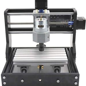 CNCTOPBAOS 1610 PRO Mini CNC Router Kit,3 Axis Desktop GRBL Control DIY Engraver Engraving Machine,Carving Engrave on Acrylic,PVC,PCB,Plastic,Wood Cutting Milling Machine