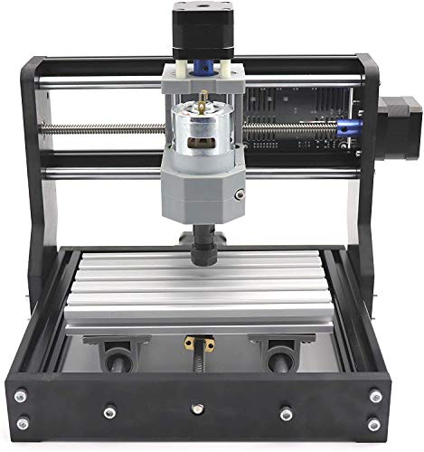 CNCTOPBAOS 1610 PRO Mini CNC Router Kit,3 Axis Desktop GRBL Control DIY Engraver Engraving Machine,Carving Engrave on Acrylic,PVC,PCB,Plastic,Wood Cutting Milling Machine