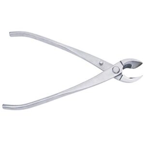 knob cutter bonsai cutter oblique pliers composite steel cutter concave cutter round splitter bonsai scissors(205mm)