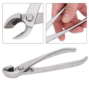 Knob Cutter Bonsai Cutter Oblique Pliers Composite Steel Cutter Concave Cutter Round Splitter Bonsai Scissors(205mm)