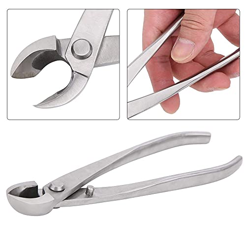 Knob Cutter Bonsai Cutter Oblique Pliers Composite Steel Cutter Concave Cutter Round Splitter Bonsai Scissors(205mm)