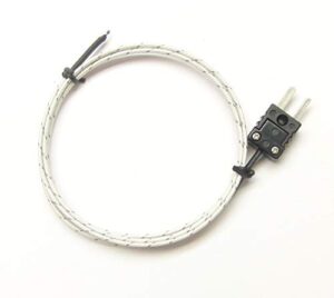 j-type thermocouple with fiberglass insulation probe pj-400 9ft