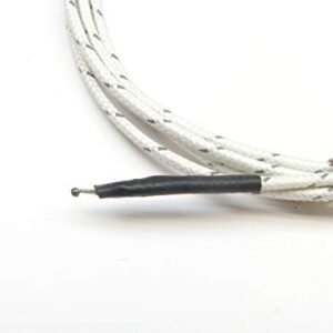 J-Type Thermocouple with Fiberglass Insulation Probe PJ-400 9ft