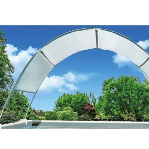 Intex 28054E Canopy for 9' and Smaller Rectangular Pool, Gray