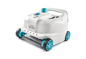 intex 28005e zx300 deluxe pressure-side above ground automatic pool cleaner: for bigger pools – cleans pool floors and walls – removes debris – removable filter tray – 21ft tangle free hose