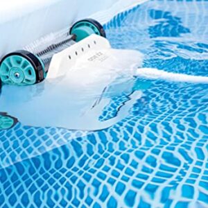 INTEX 28005E ZX300 Deluxe Pressure-Side Above Ground Automatic Pool Cleaner: For Bigger Pools – Cleans Pool Floors and Walls – Removes Debris – Removable Filter Tray – 21ft Tangle Free Hose