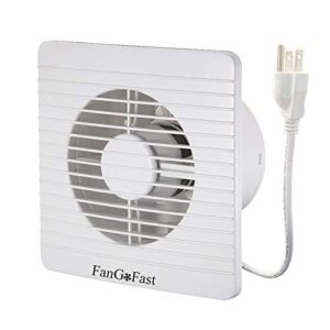 fangofast 4 inch exhaust fan ventilation extractor with anti-backflow ventilation fan,12w powerful kitchen extractor fan,window and wall mount vent fans, for kitchen bathroom greenhouse garage