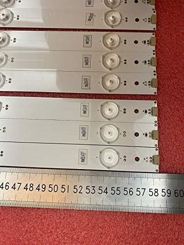 Strip for 10pcs LED Strip for Hisense UB55EC591 LC-55N6000U 55h7b 55h7b2 55h7c SVH550AF2