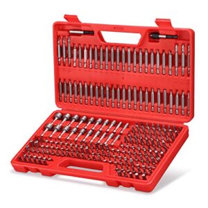 arucmin 214-piece screwdriver bit set s2 steel drill bit set power bit set with security bits