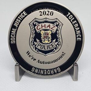 CHAZ/CHOP 2020 Police Challenge Coin - satirical Seattle