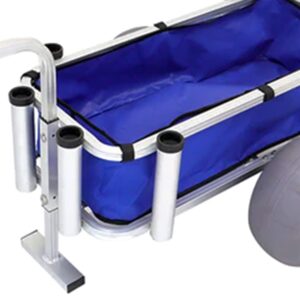 Juggernaut Carts - AFCART-BLUE "Blue Fish and Marine Cart, 27"" Height, 40"" Width, 30"" Length,"