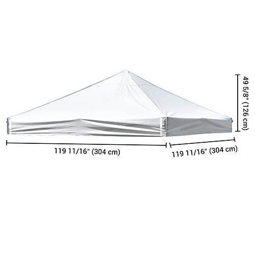 Instahibit 10x10 Replacement Canopy Pop up Canopy Top Cover UV30+ for Patio Outdoor Yard Home Picnic Camping Party