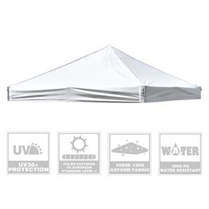 Instahibit 10x10 Replacement Canopy Pop up Canopy Top Cover UV30+ for Patio Outdoor Yard Home Picnic Camping Party