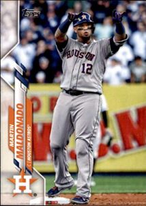 2020 topps #606 martin maldonado houston astros mlb baseball trading card